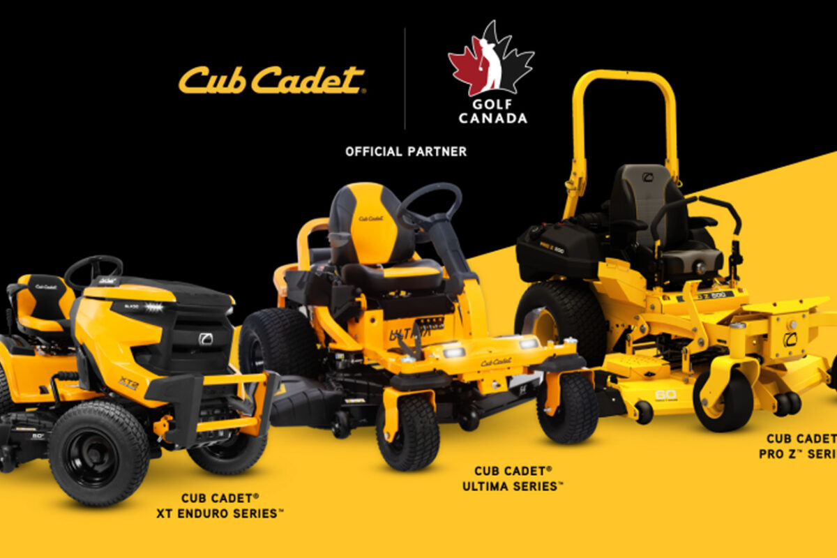 Cub Cadet becomes official lawn mower partner of Golf Canada | Golf ...